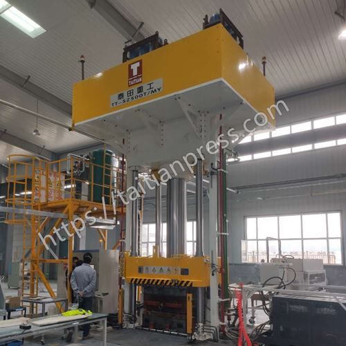 Four Column Type 500 ton SMC Press Machine for SMC Automotive Parts ...