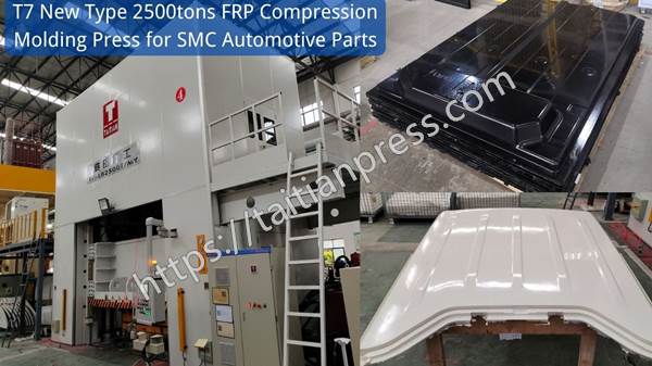 2500 ton Short Stroke Hydraulic Press for Compression Molding SMC ...