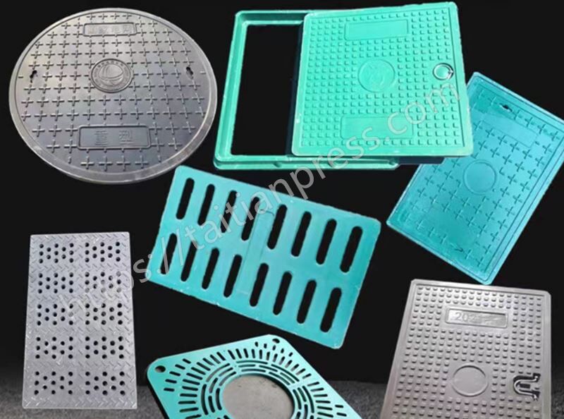 SMC Manhole Cover Hydraulic Press Machine Production Line - Taitian ...