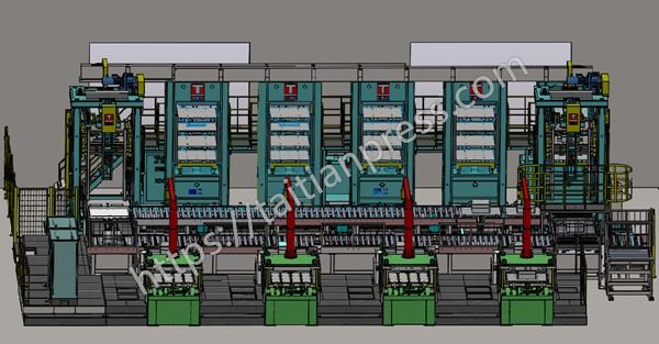 Carbon Fiber Hot Forming Thermoforming Press Machine Production Line ...